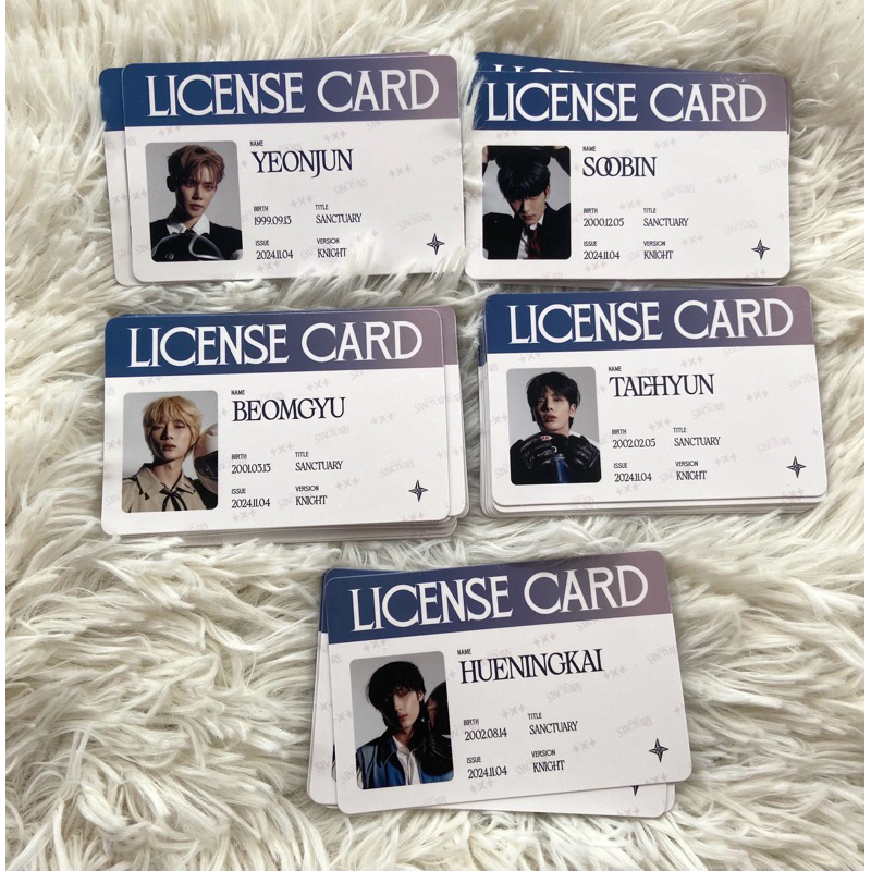 Có sẵn photocard TXT License card | Shopee Việt Nam
