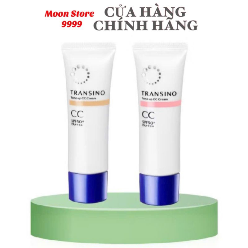 KEM NỀN CHỐNG NẮNG NÂNG TONE Transino Whitening CC Cream Nhật Bản Tuýp 30g | Shopee Việt Nam
