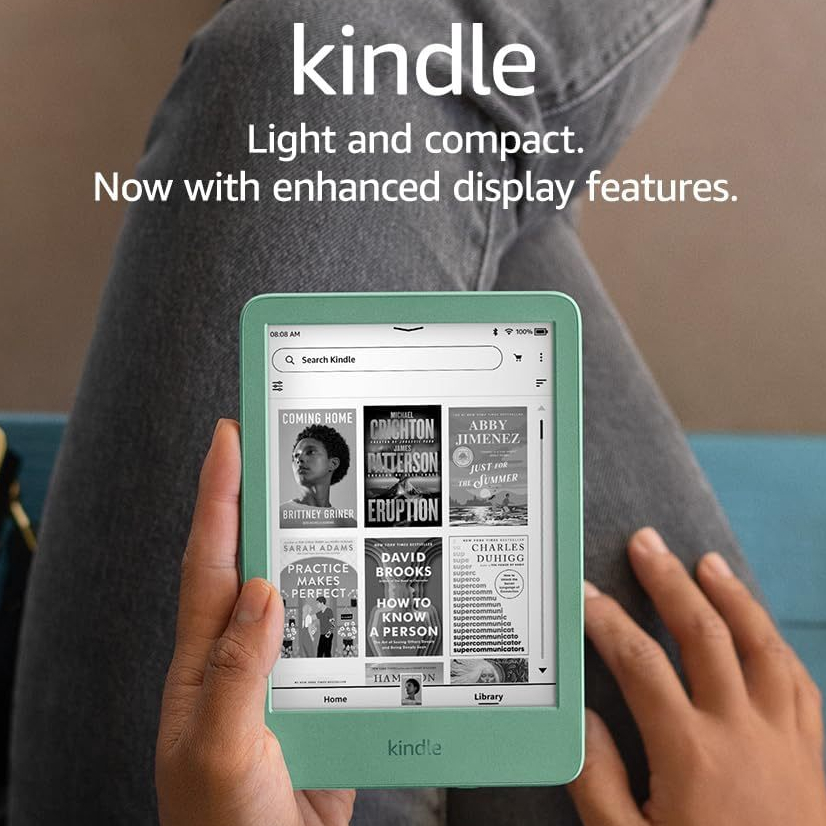 Máy đọc sách Kindle Basic 2024 (Tặng bao da + kho sách) | Shopee Việt Nam