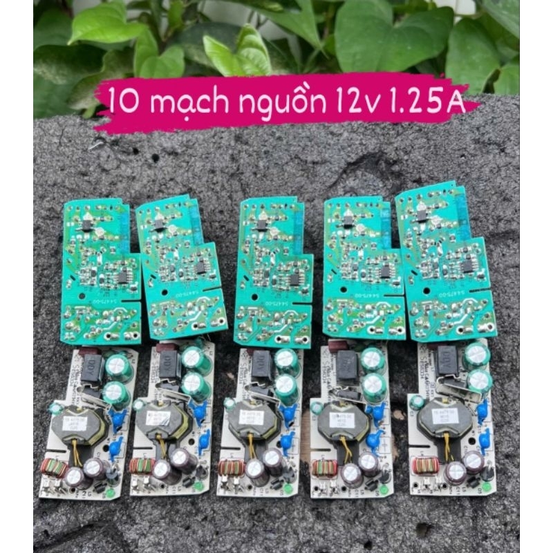 Set 10 nguồn 12V 1.25A , 12v 2A , 12v 2.1A , nguồn không vỏ chính hãng | Shopee Việt Nam