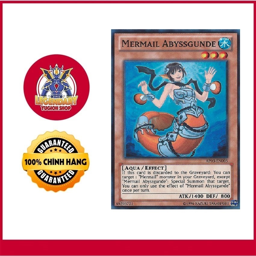 [Thẻ Bài Yugioh Chính Hãng] Mermail Abyssgunde | Shopee Việt Nam