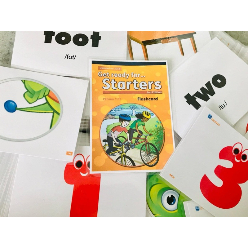 FLASHCARD GET READY FOR STARTERS, MOVERS, FLYERS | Shopee Việt Nam