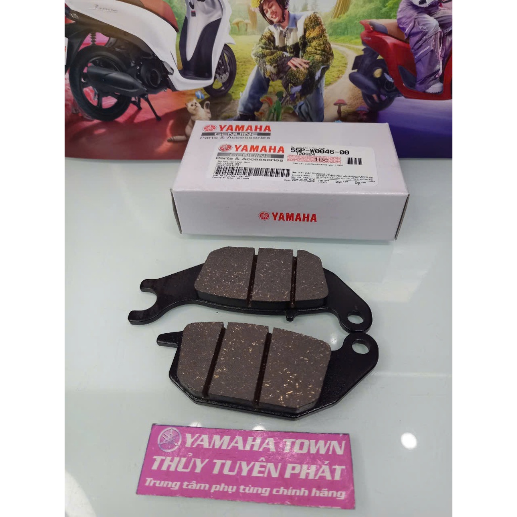 Má phanh dầu sau - Bố đĩa sau Exciter 135-150 - 155 zin CHÍNH HÃNG YAMAHA | Shopee Việt Nam