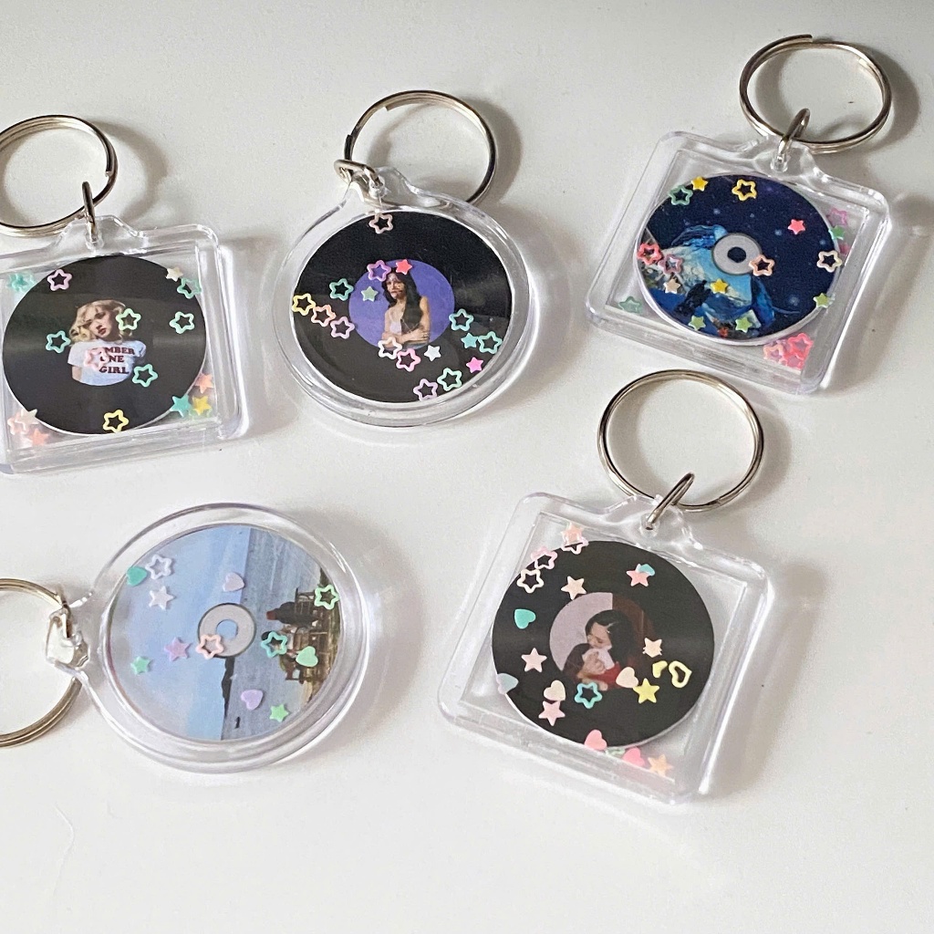 Móc khóa Spotify/Apple Music NFC custom in theo yêu cầu 2 mặt quét trực ...