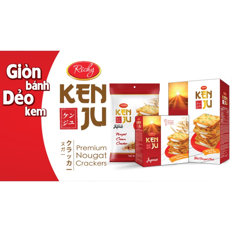 Bánh Quy KENJU Richy Nhật Kem Dẻo Túi 186g, Hộp 279g | Shopee Việt Nam