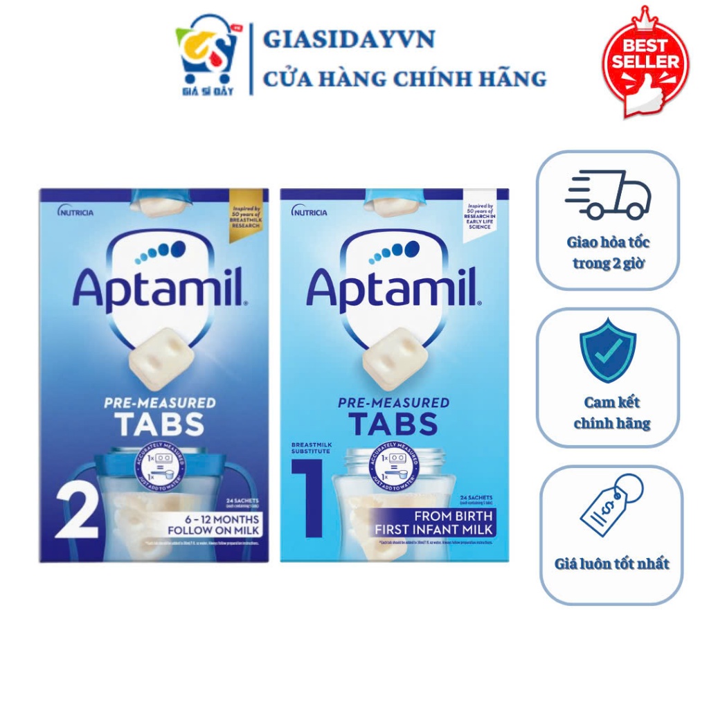 [HSD 2026] Sữa Thanh Aptamil Advanced UK Anh Quốc Số 1, 2 - Sữa Bột Công Thức 600g | Shopee Việt Nam