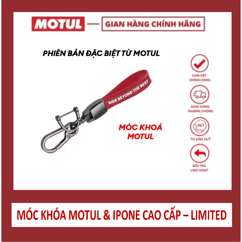 MÓC KHÓA MOTUL & IPONE - PHIÊN BẢN GIỚI HẠN | Shopee Việt Nam