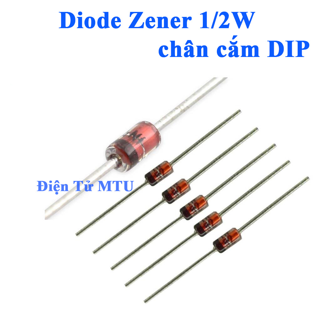 Diode Zener 1/2W - chân cắm DIP - Nhiều loại - (túi 10 con) | Shopee Việt Nam
