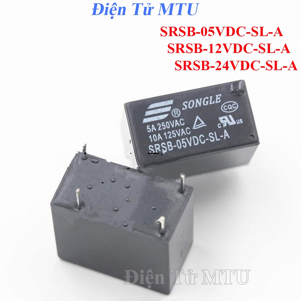 Relay (role) 5V / 12V / 24V - 4 chân Songle SRSB-05VDC-SL-A - SRSB ...