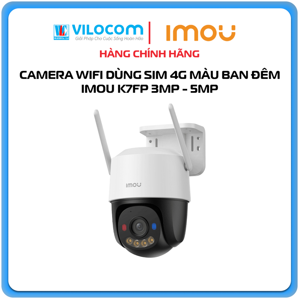 Camera PT Full Color IMOU K7FP Cruiser SC 4G 3MP 5MP dùng sim 4G - Hàng ...