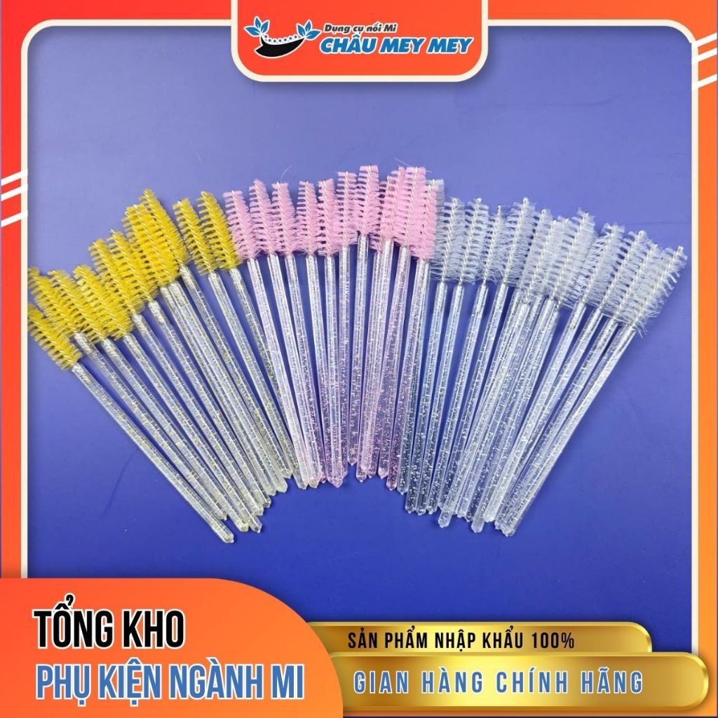 Tăm đầu to tháo mi, vệ sinh mi nối (DỤNG CỤ NỐI MI CHAU MEY MEY ...
