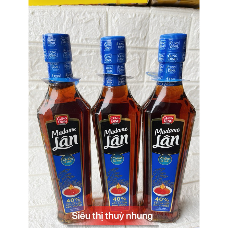Nước mắm Madame Lân Cốt Cá Cơm Phú Quốc Cung Đình Chai 410ml ( Chai ...