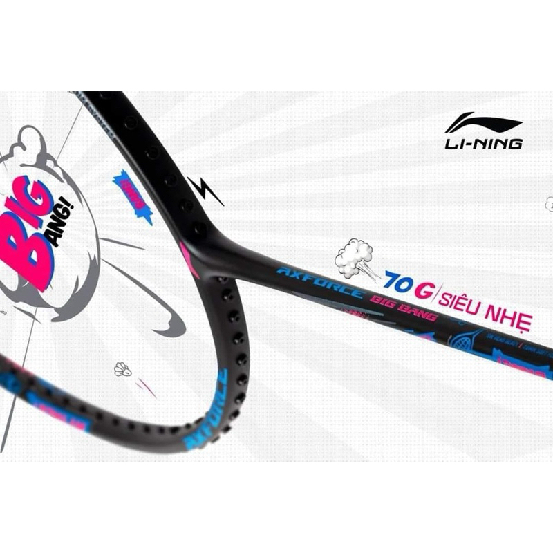 Vợt Cầu Lông Lining Axforce BigBang Đen(7U6) | Shopee Việt Nam