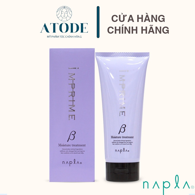Kem ủ tóc Phục hồi tóc hư tổn Napla Imprime Moisture Treatment Beta - Nội địa Nhật Bản 200g và ...