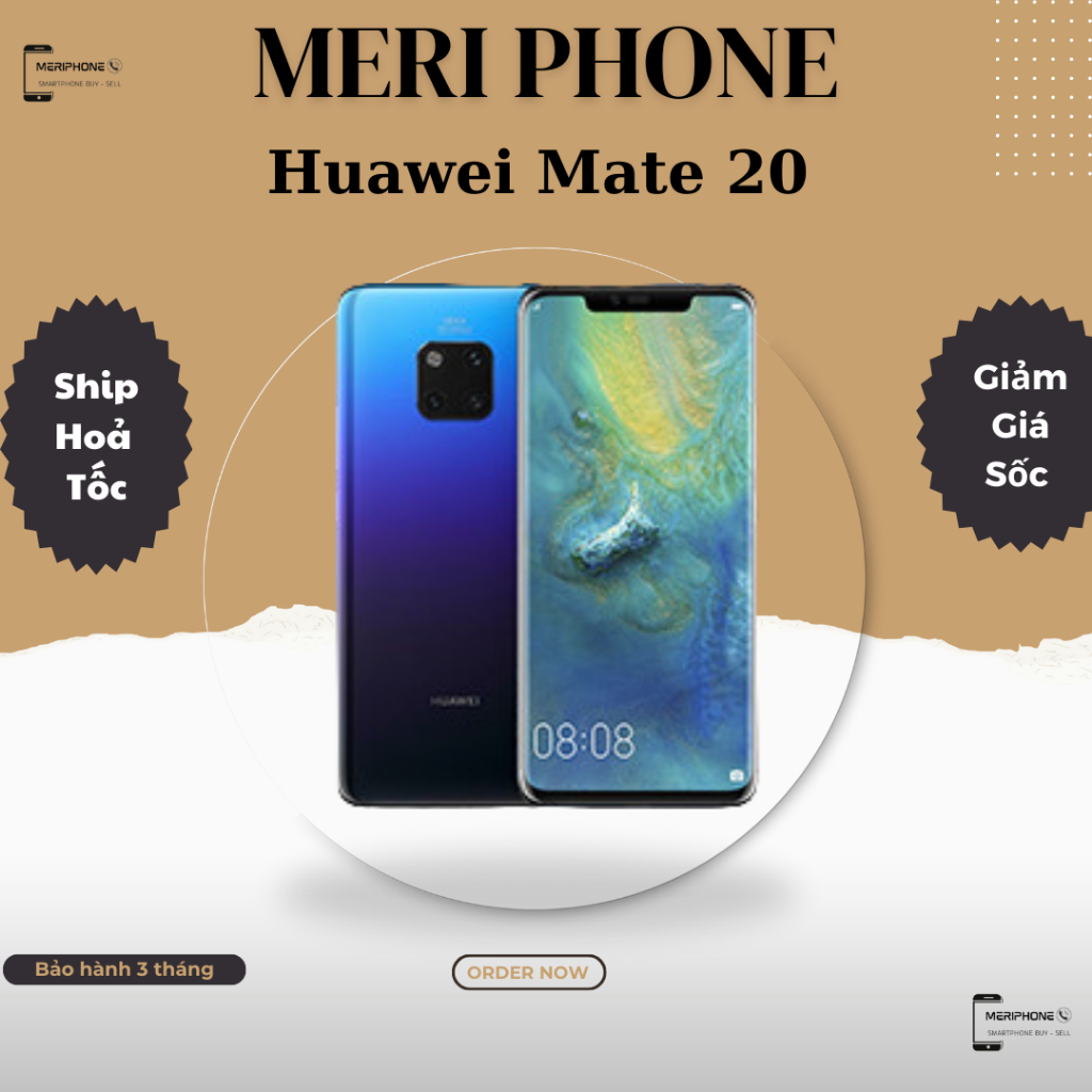 Điện Thoại Huawei Mate 20 6/64GB Máy Đẹp Nguyên Zin 2 Sim | Shopee Việt Nam