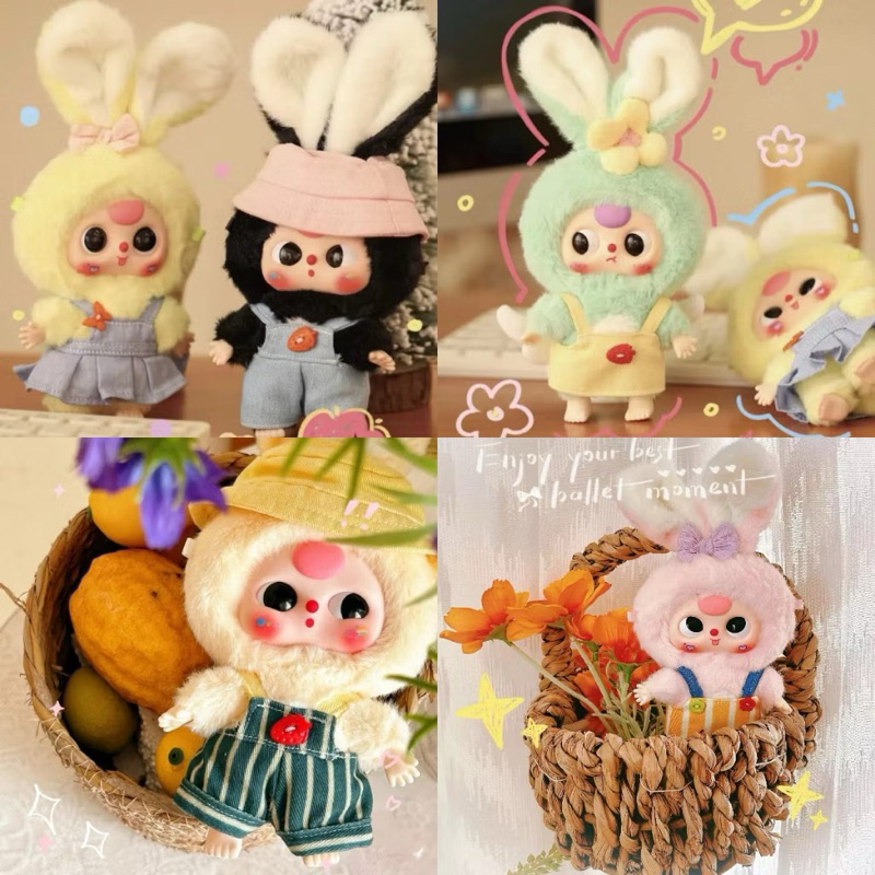 (Hàng sẵn chính hãng) BABYTHREE Macaron bunny - bé 3 thỏ - thỏ macaron ...