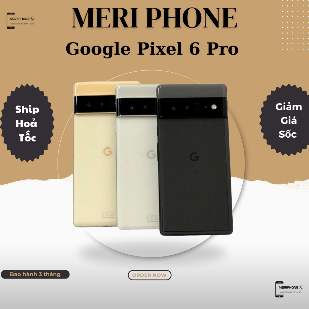 Điện Thoại Google Pixel 6 Pro 12/128GB 2 SIM Quốc Tế Máy Đẹp Nguyên Zin ...