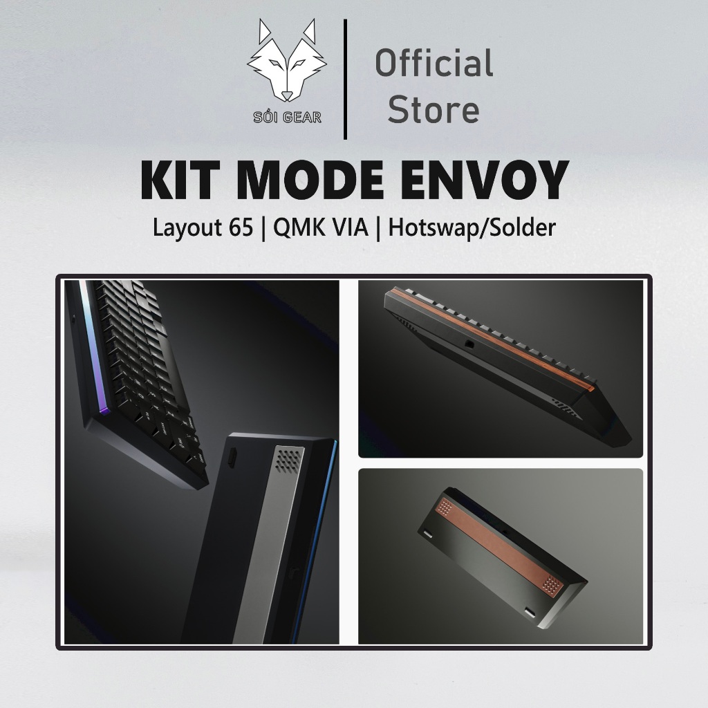 [HỎA TỐC HN - HCM] Bộ KIT bàn phím cơ | Mode Designs | Mode Envoy - Chassis Black | Wired ...
