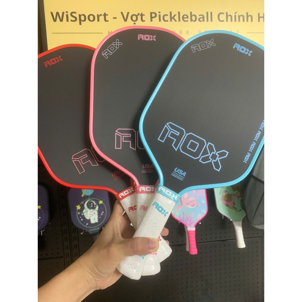 [CHÍNH HÃNG] Vợt Pickleball ARRONAX AOX - X1 chính hãng bề mặt Carbon ...