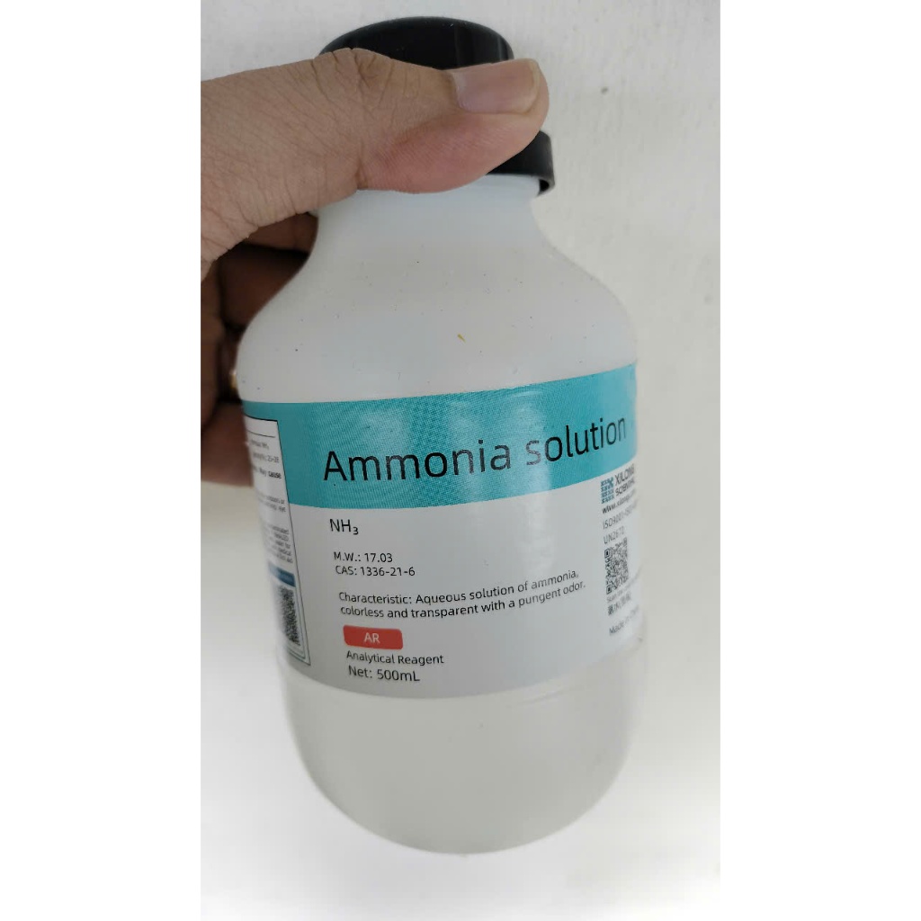 NH3 amoniac NH4OH tinh khiết chai 500ml ammonia solution | Shopee Việt Nam
