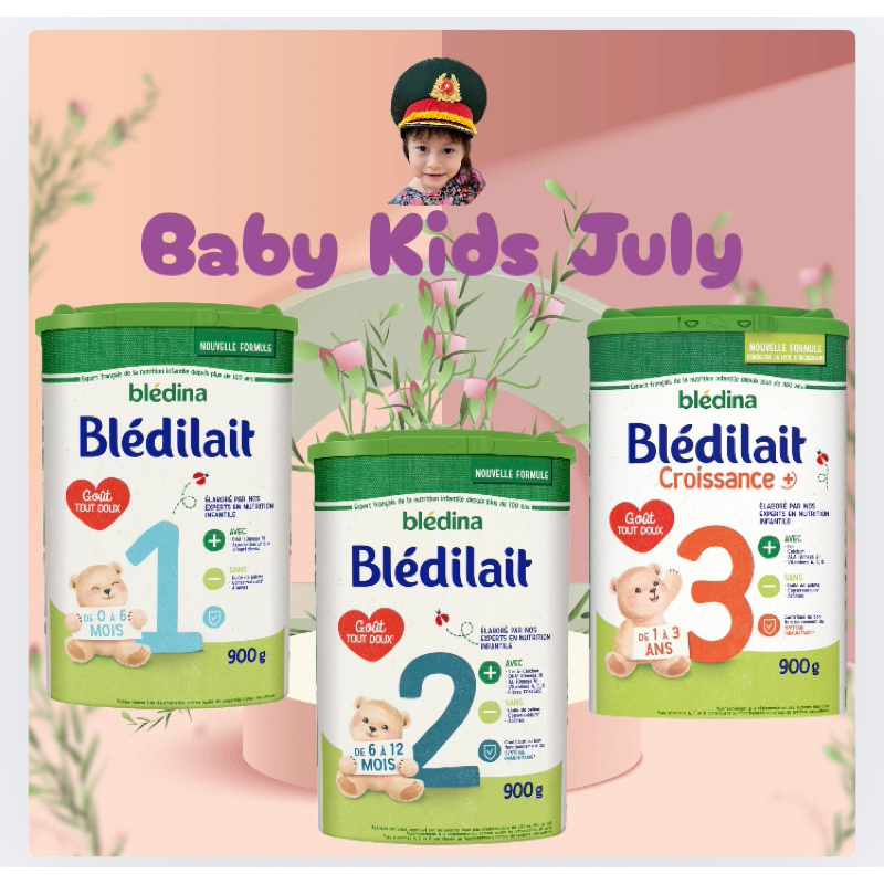 Sữa Bledilait Công Thức số 1-2-3-4 hãng Bledina Pháp Hộp 900g | Shopee ...