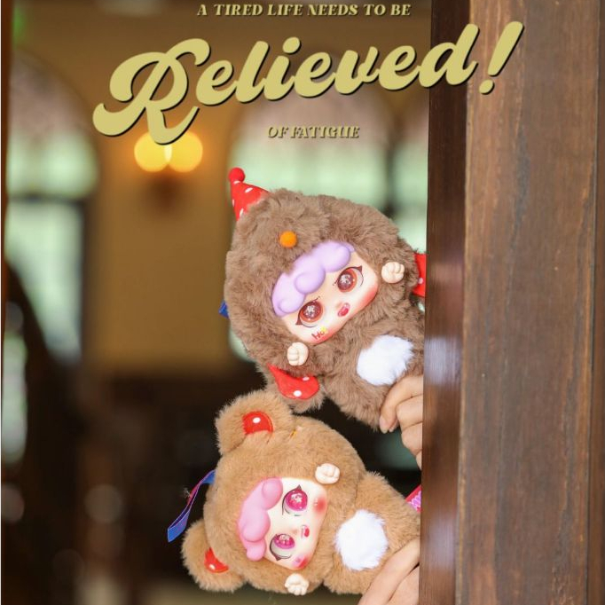 [Happy Ghost] Blindbox MIGO V3 funny plush doll pendant - Móc khóa gấu ...