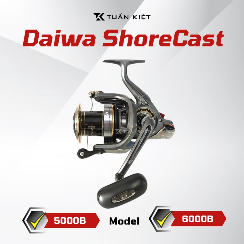 Máy Câu Lục Daiwa SHORECAST 6000B Cối Nông - Tuấn Kiệt Fishing | Shopee Việt Nam