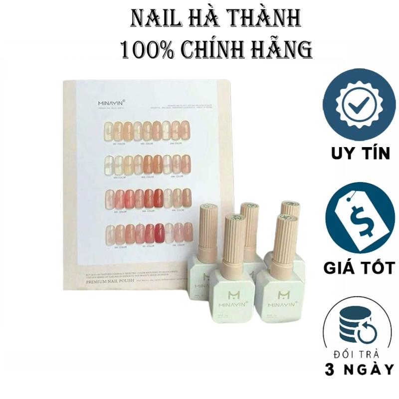 Set sơn thạch nâu 12 màu đẹp lên màu chuẩn Minayin | Shopee Việt Nam