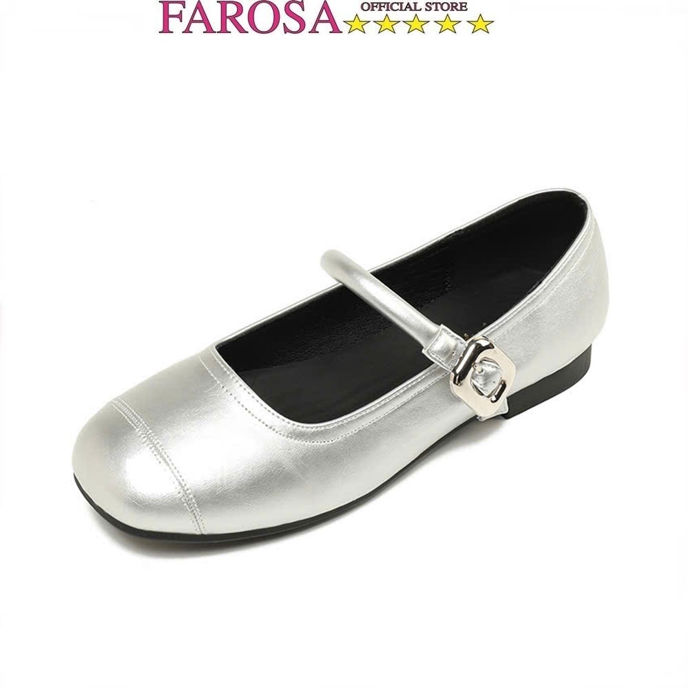 Giày hài bệt búp bê nữ chất da mềm FAROSA -TH78 giày hài quai khóa ...