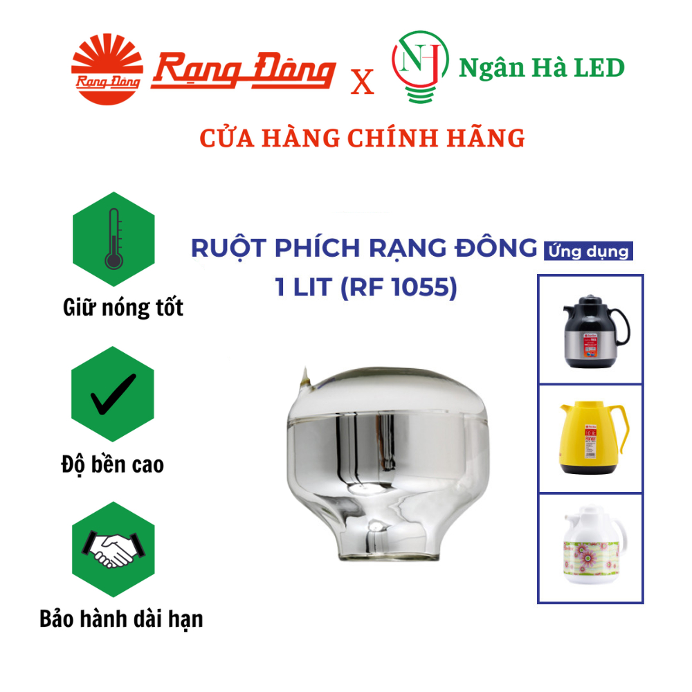 Ruột phích Rạng Đông 1 lit 1055 MODEL RF 1055 | Shopee Việt Nam