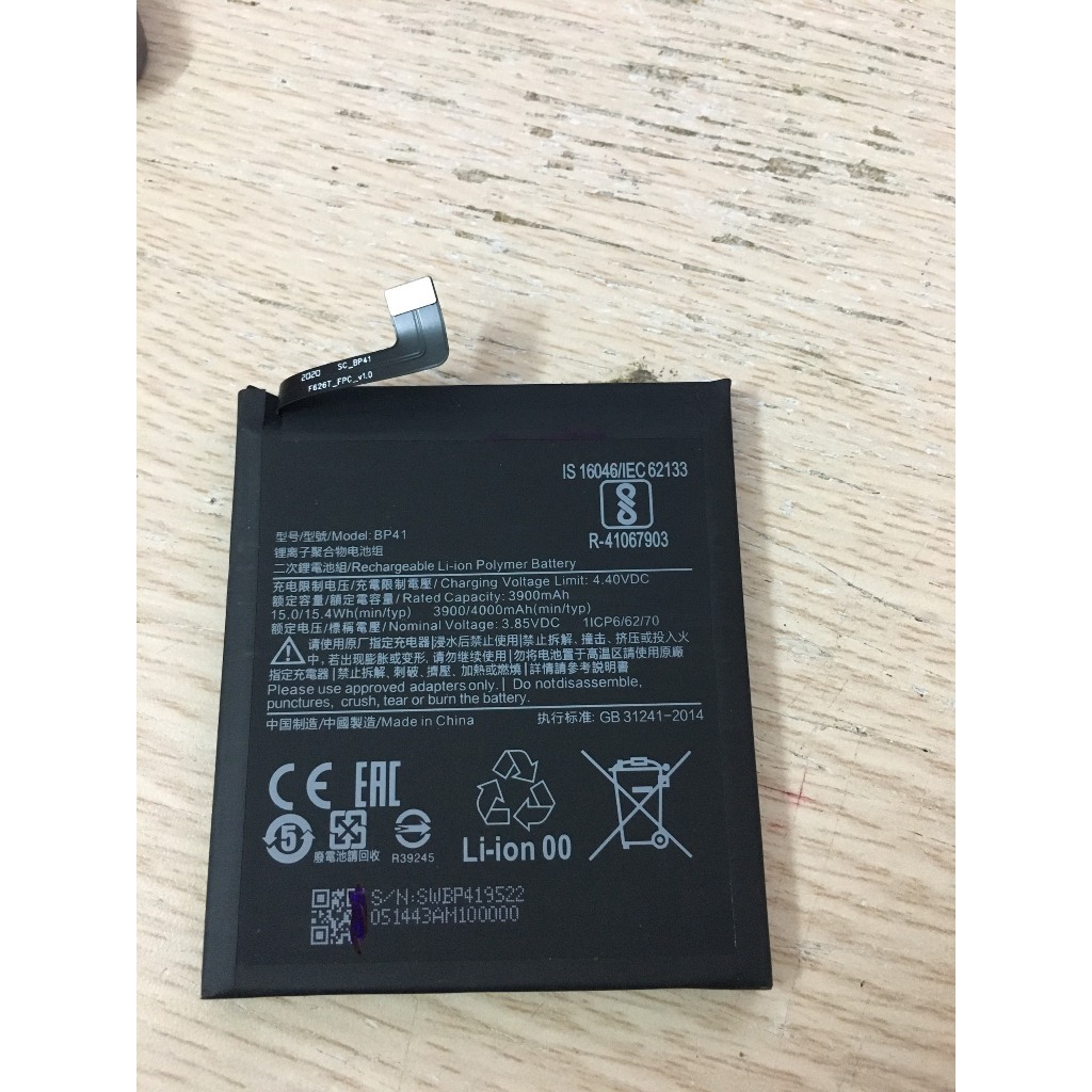 Pin thay thế cho Xiaomi BP41 / Mi 9T / Mi9T / Redmi K20 Pro / Redmi ...