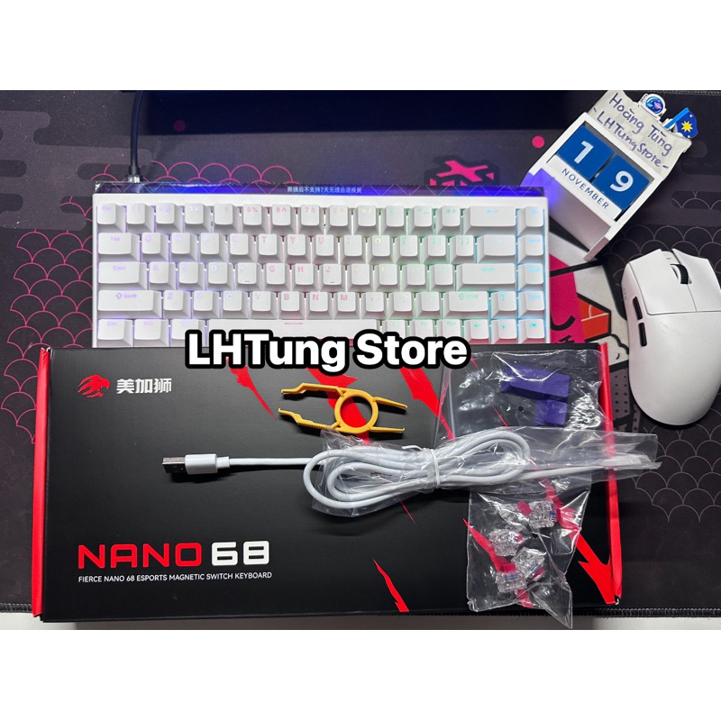 [SẴN GIAO] Bàn phím cơ gaming Nano68 Pro | Rapid Trigger | 8000hz | RGB ...