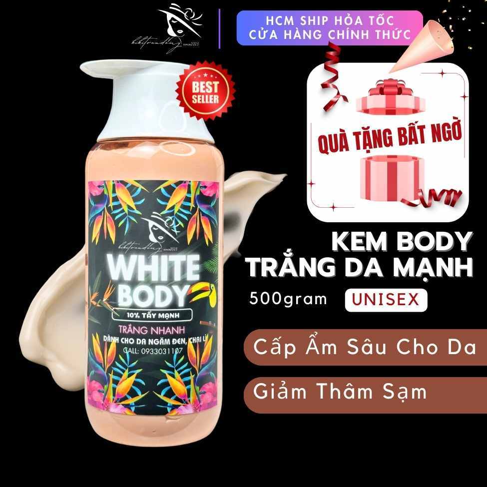 Best Seller Kem White Body Trắng Nhanh Mix 10% Tẩy, Tăng Tốc Độ Trắng ...