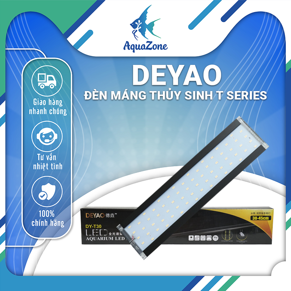 Đèn led máng Deyao T Series, đèn led lên màu cá cảnh hệ ánh sáng RGB, 3 cấp độ sáng | Shopee ...