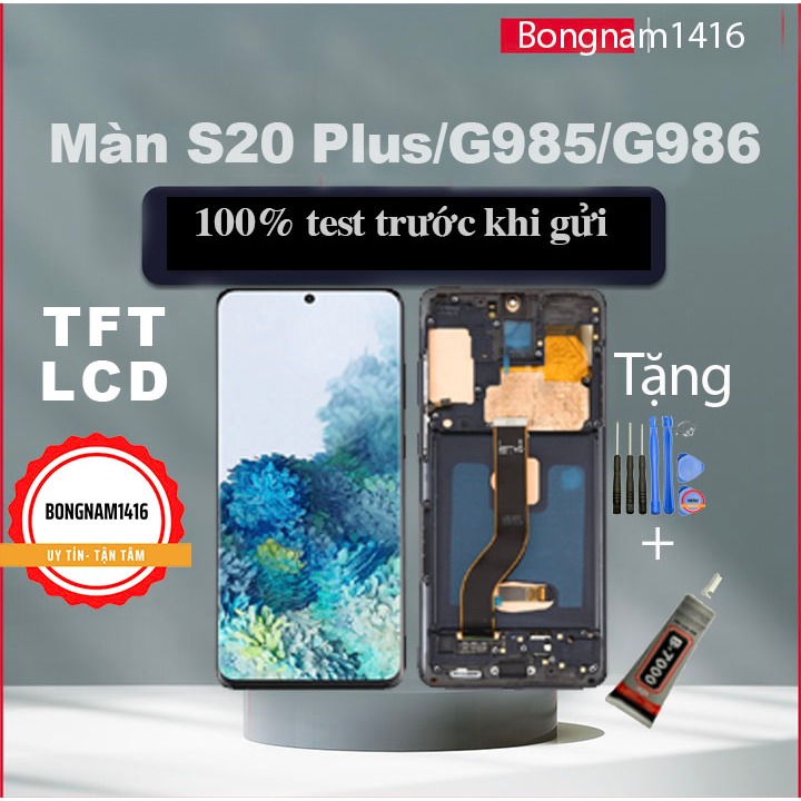 Màn hình Samsung S20+ / G985 / G986 kèm bộ sửa và keo dán. | Shopee ...