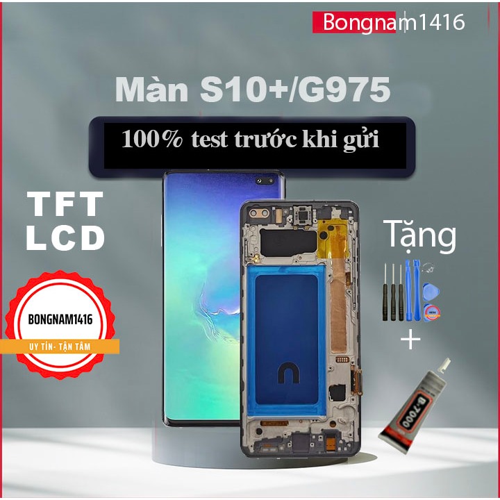 Màn hình Samsung S10 Plus / G975 kèm bộ sửa và keo dán. | Shopee Việt Nam