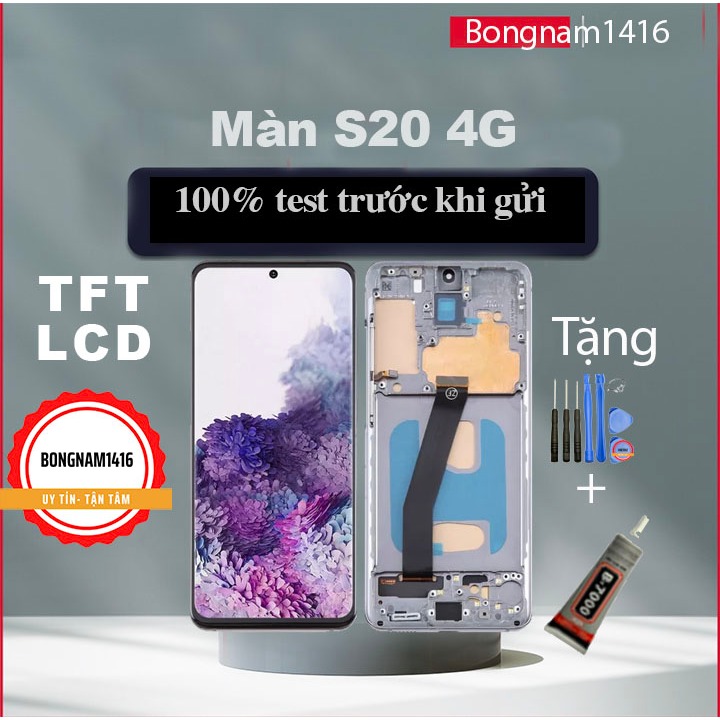 Màn hình sam S20 4G G980 kèm bộ sửa và keo dán. | Shopee Việt Nam