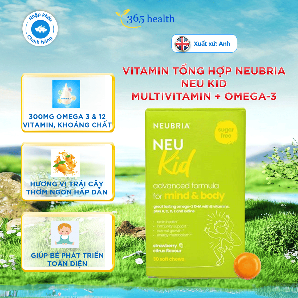Vitamin tổng hợp phát triển toàn diện cho bé Neubria Neu Kid ...