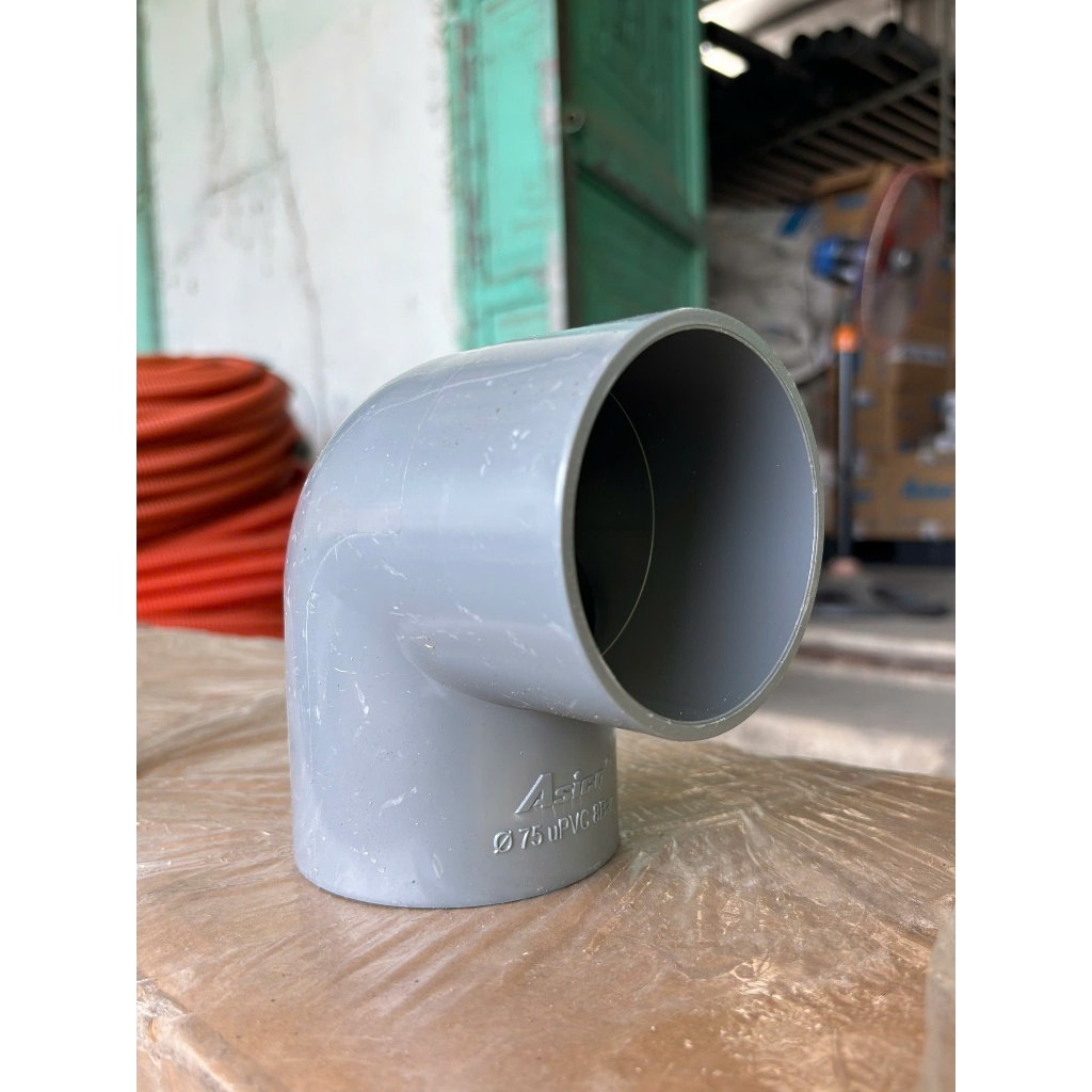 Cút góc vuông PVC D75 hàng chính hãng có VAT CO CQ | Shopee Việt Nam
