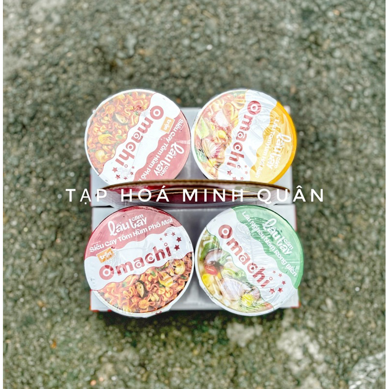 [ COMBO 5 LY] MÌ OMACHI LẨU CẦM TAY( VỊ LẨU TOMYUM HẢI SẢN/ LẨU NẤM ...
