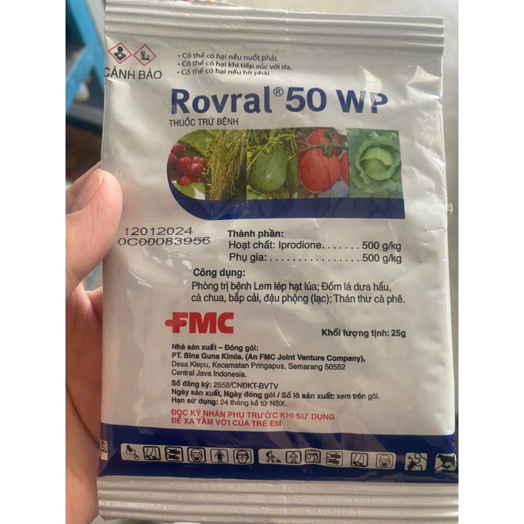 Rovral 50WP 25gr trừ bệnh Đốm Lá - Thán Thư | Shopee Việt Nam