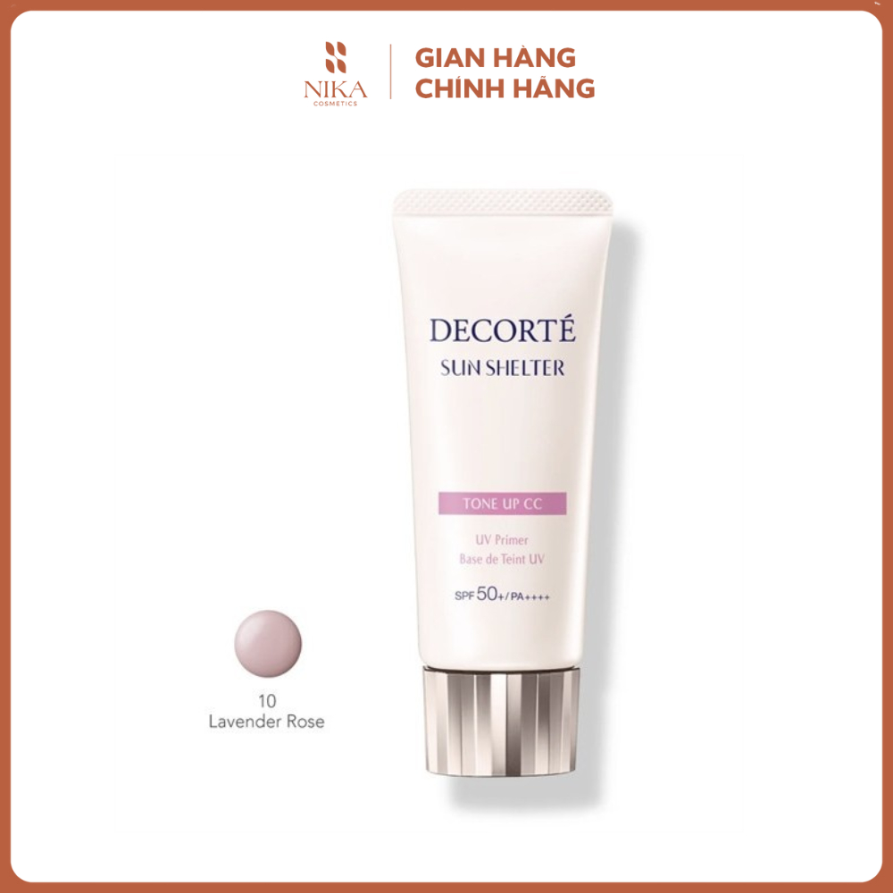 Kem Chống Nắng Decorté Sun Shelter Tone Up CC SPF50+ PA+++ 32ml | Shopee Việt Nam