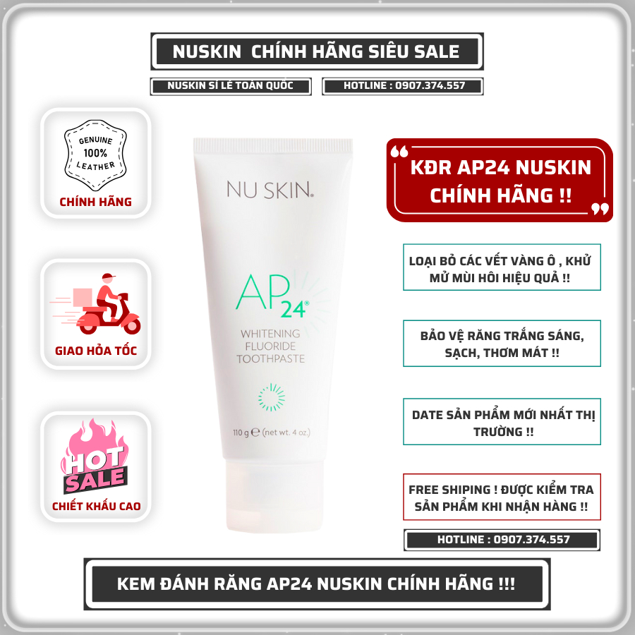 Kem Đánh Răng Ap24 Nuskin 110g | Shopee Việt Nam