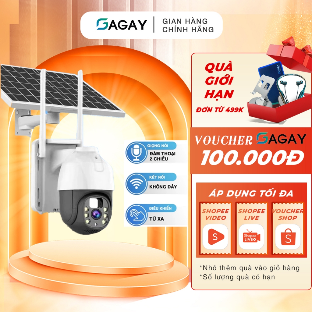 Camera ngoài trời T03 Wifi - 4G,năng lượng mặt trời chống nước,quay 360 ...