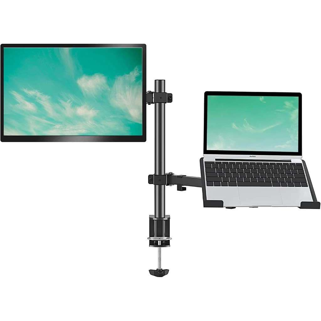 [Siêu Phẩm] EZ4 #M074 - Gía Treo Màn Hình [17-30inch] Kèm Gía Đỡ LapTop/MacBook [10-17inch] [Ưu ...