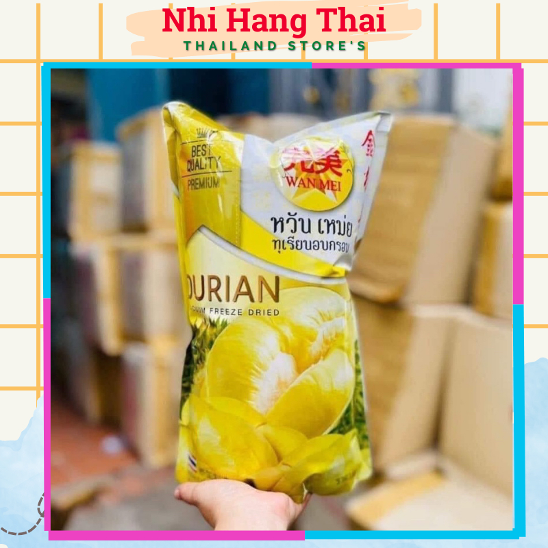 Sầu riêng sấy giòn Wan Mei Thái Lan gói 210g | Shopee Việt Nam