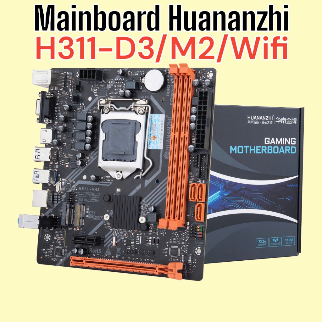 Mainboard Huananzhi H311 -M2/Wifi - Hỗ Trợ CPU Đời 6/7/8/9 - Mới 100% FullBox - BH 12Th - H310 ...
