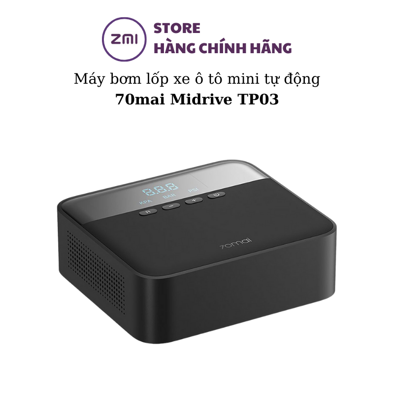 [Bản quốc tế] Máy bơm lốp ô tô xe hơi mini 70MAI Midrive TP03 - Bảo hành 6 tháng | Shopee Việt Nam