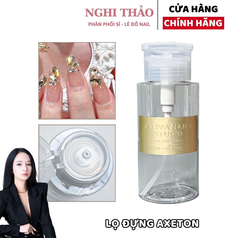 Lọ đựng dung dịch axeton Jeliva | Shopee Việt Nam