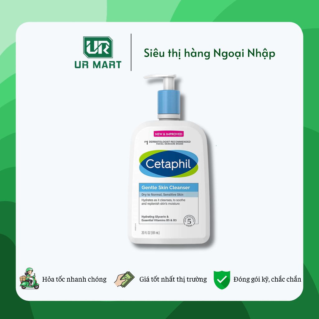 Sữa Rữa Mặt Cetaphil Gentle Skin Cleanser 591ml Dành cho mọi loại da, kể cả da nhạy cảm | Shopee ...